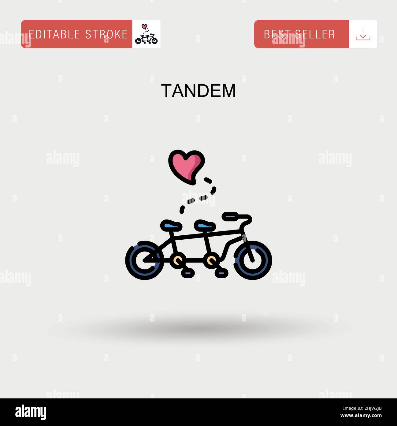 Tandem Stock Vector Images - Alamy