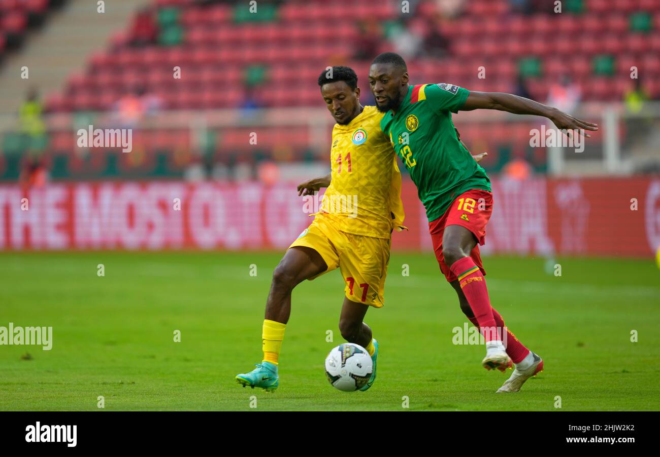 Yaoundé, Cameroon, January, 13, 2022: Karl Toko Ekambi of Cameroon and ...