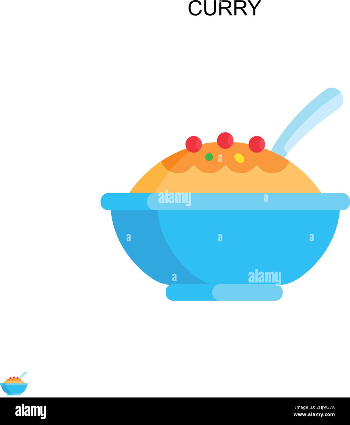 India butter chicken curry Stock Vector Images - Alamy