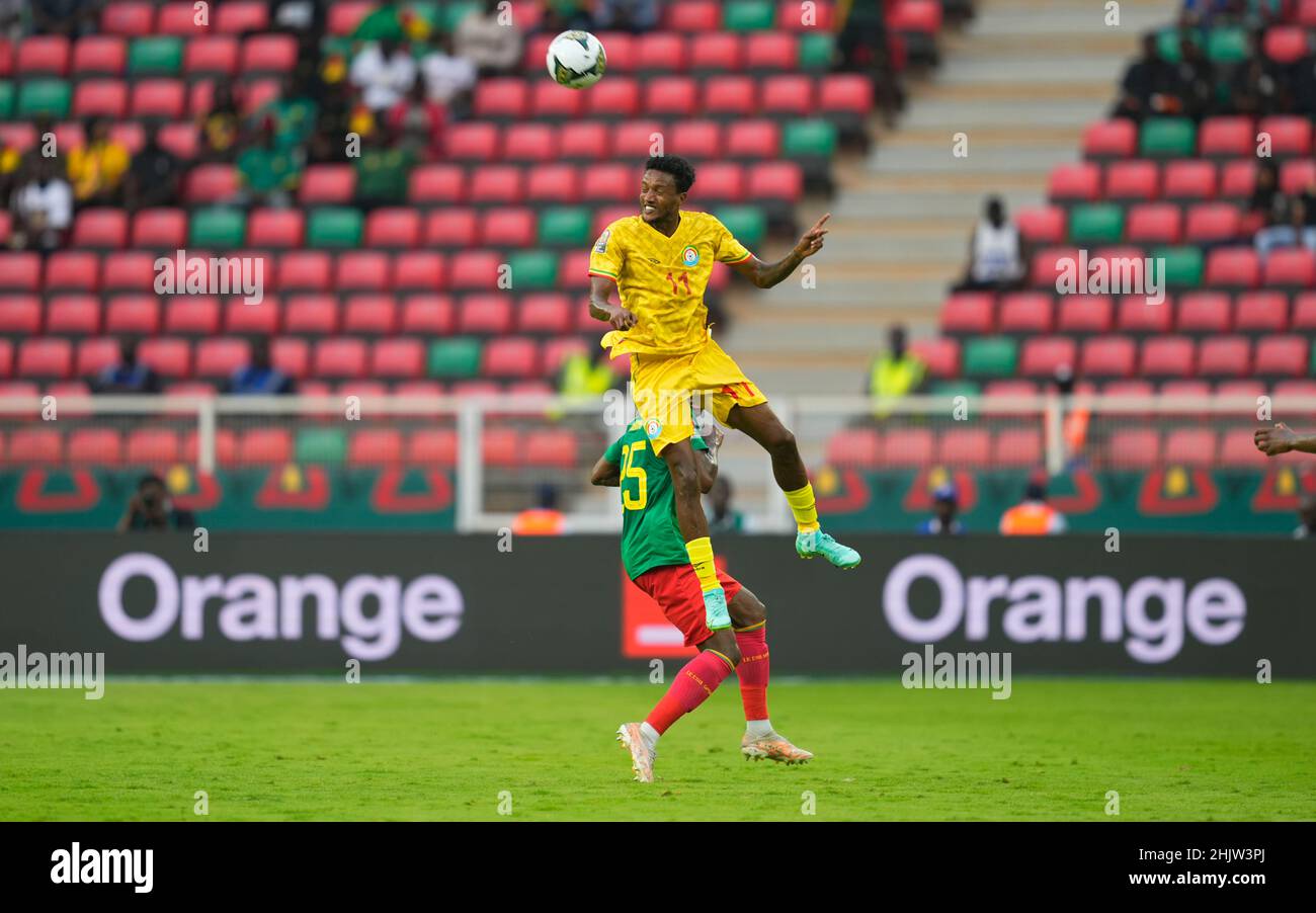 Yaoundé, Cameroon, January, 13, 2022: Amanuel Gebremichael of Ethiopia ...