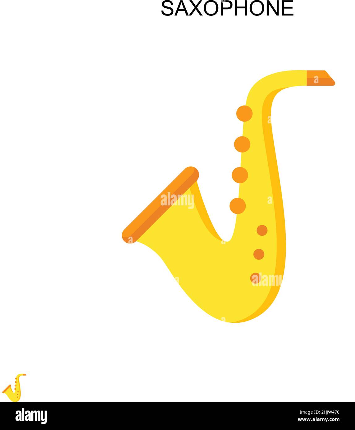 Alto saxophone player Stock Vector Images - Alamy