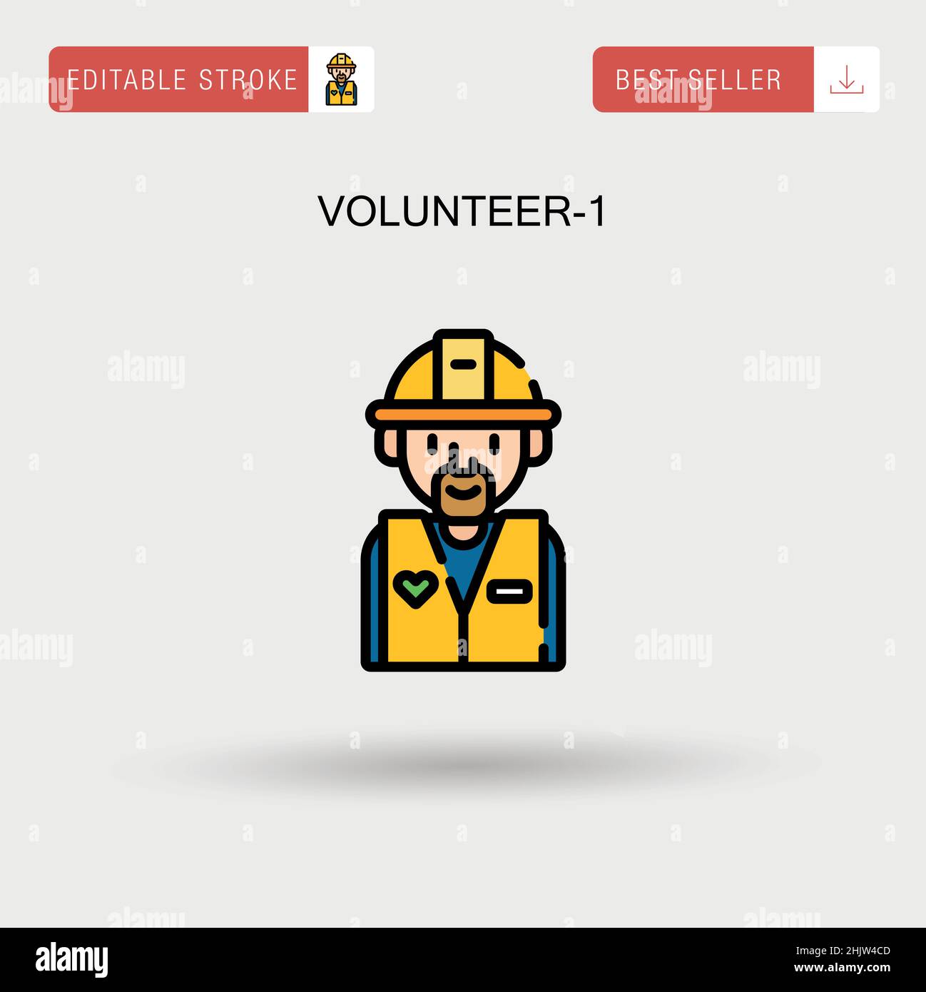 Volunteer sign Stock Vector Images - Alamy