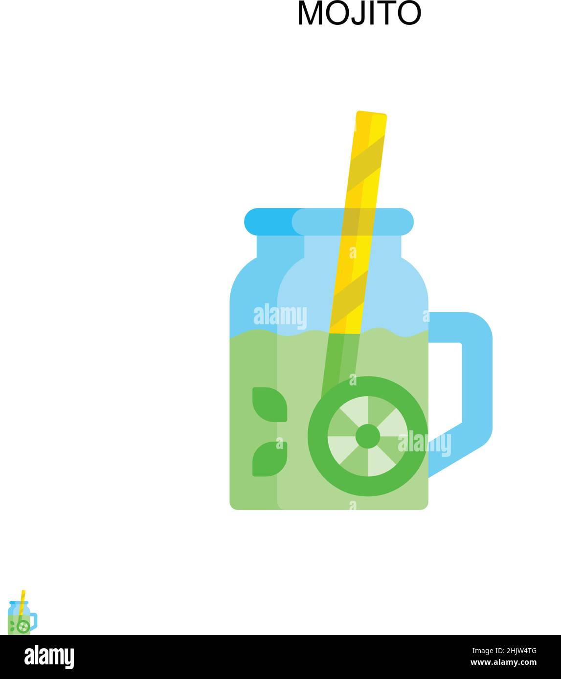 Mojito Stock Vector Images - Alamy