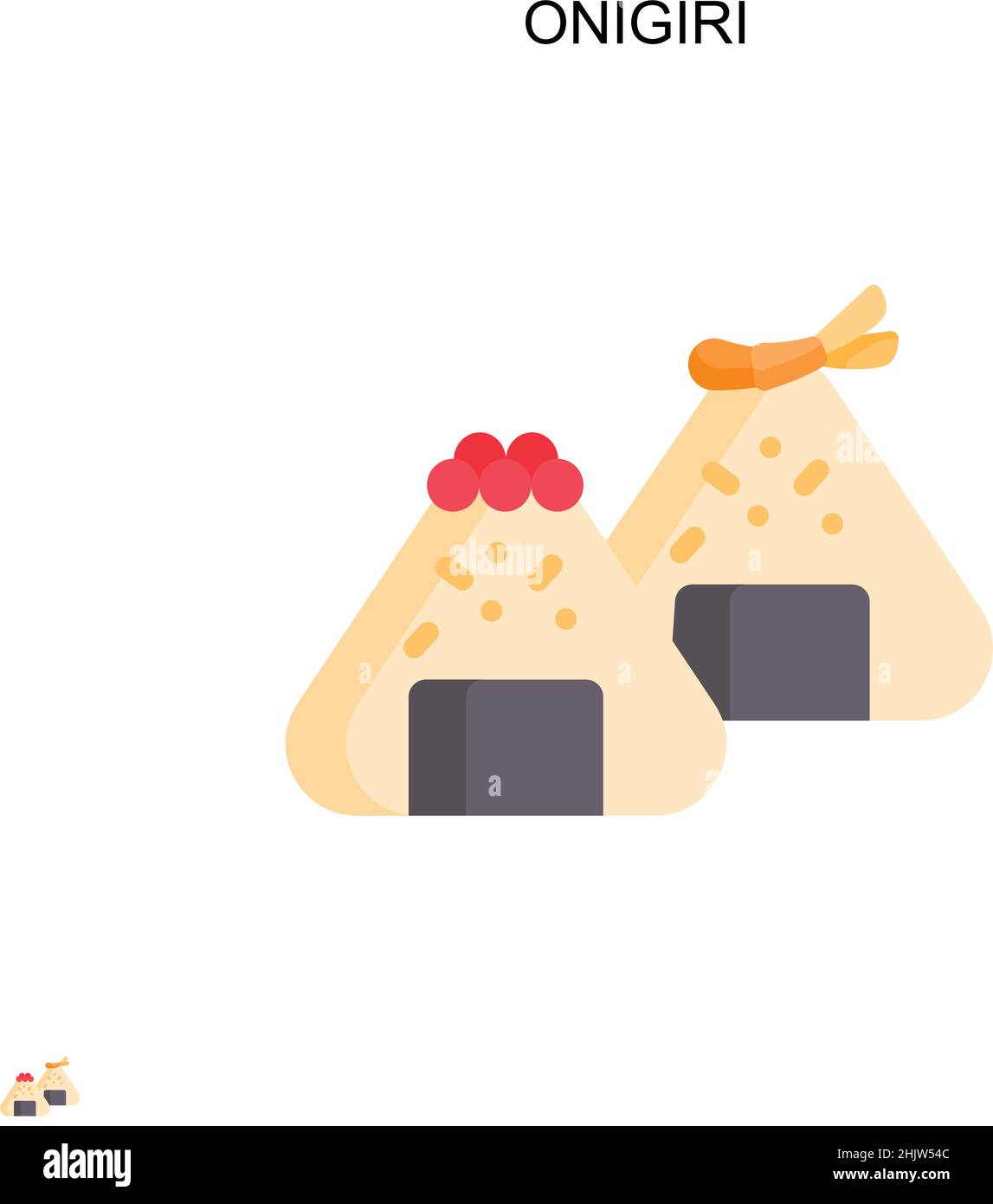 Onigiri japan traditional food rice hi-res stock photography and images ...