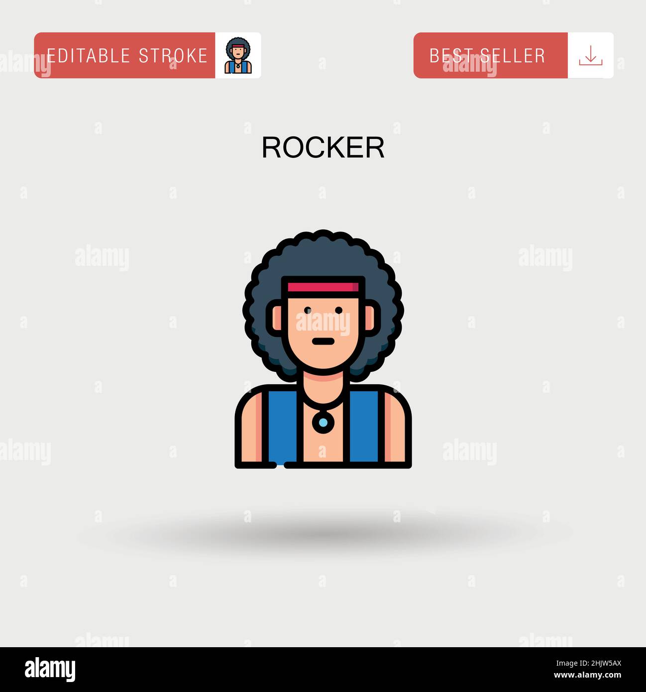 Cartoon rocker hi-res stock photography and images - Alamy