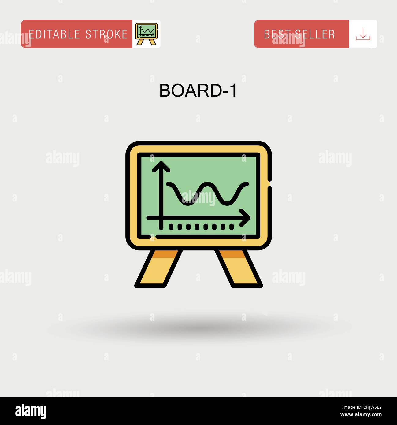 Board-1 Simple vector icon Stock Vector Image & Art - Alamy