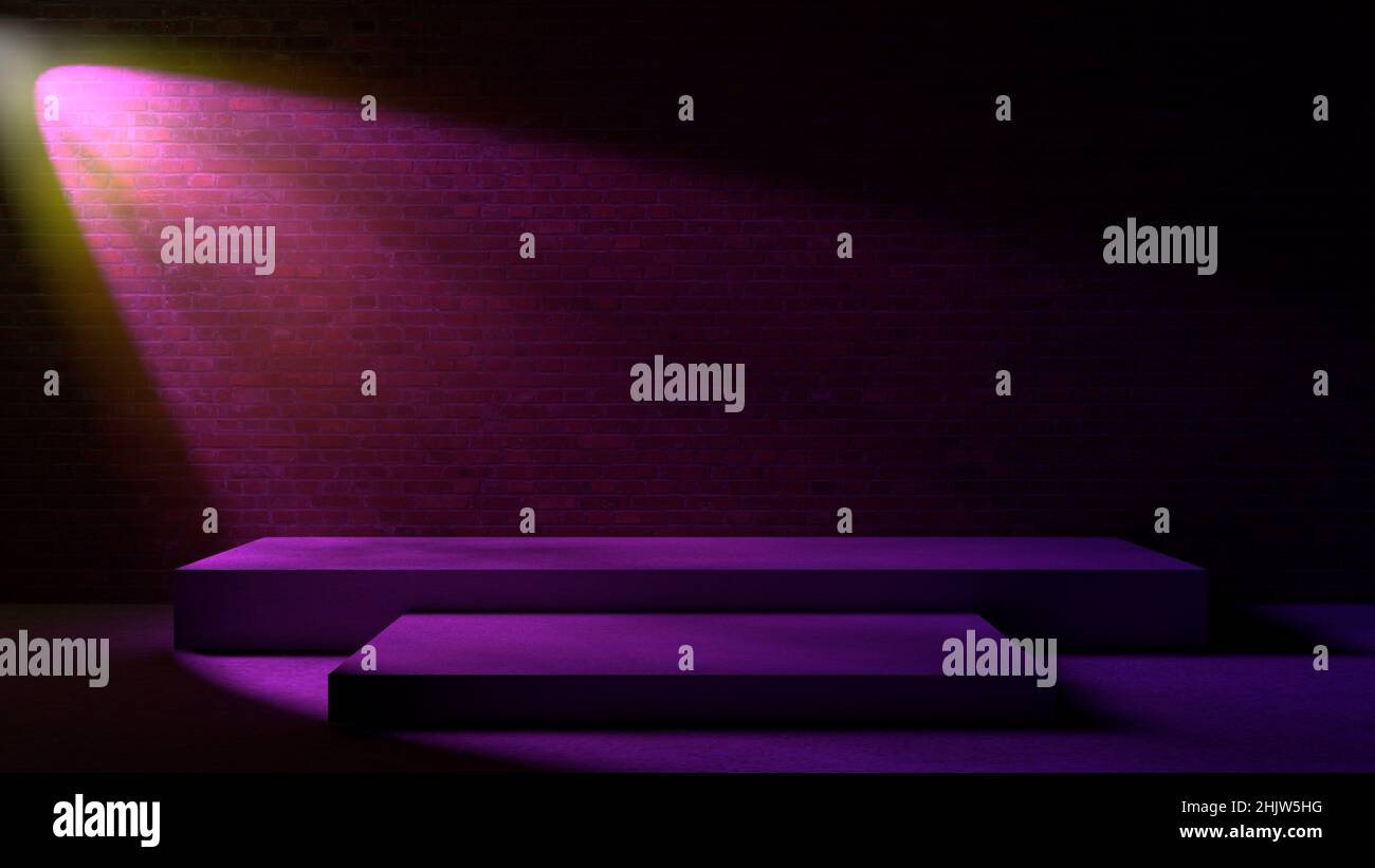 3d background from spotlight light beam Stock Photo - Alamy