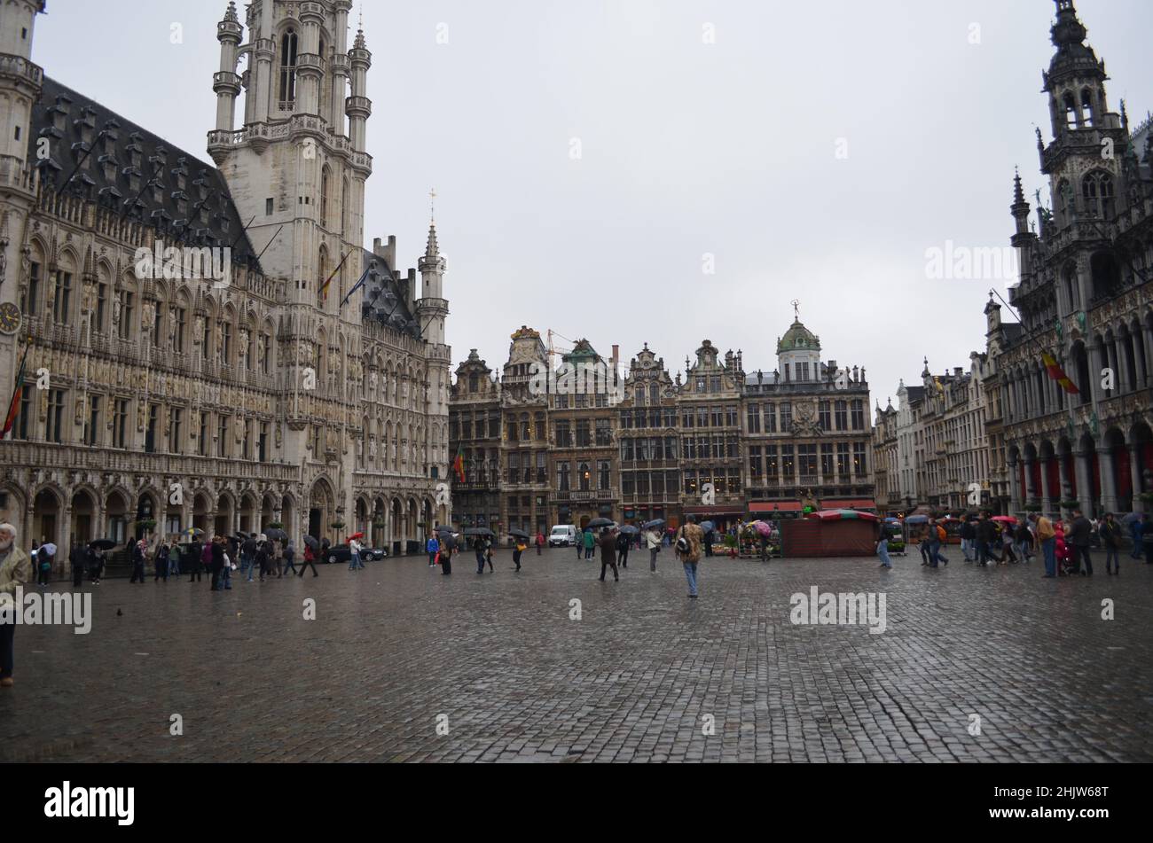 This is the main square in Brussels, Belgium. Built in the 13-15 ...