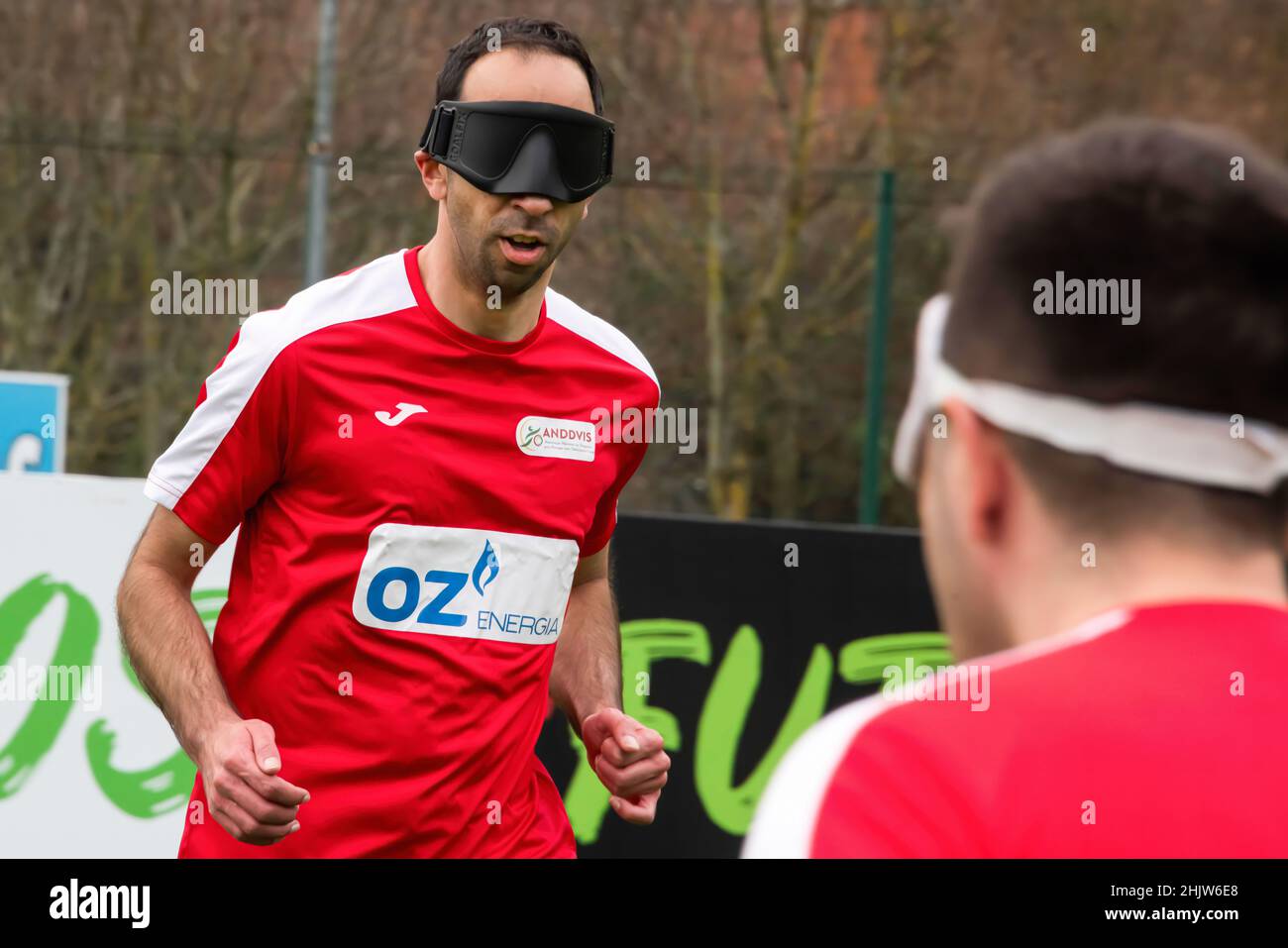 Blind soccer national team hi-res stock photography and images - Alamy