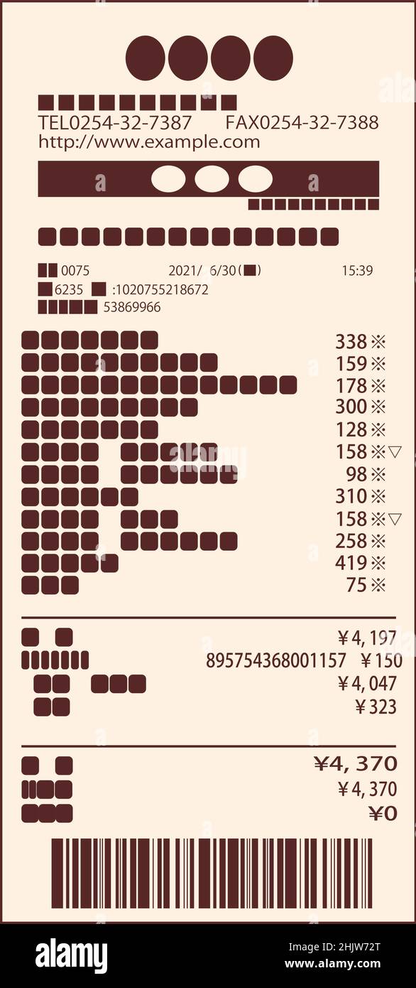 This is a illustration of Various Shopping receipt Stock Vector Image ...