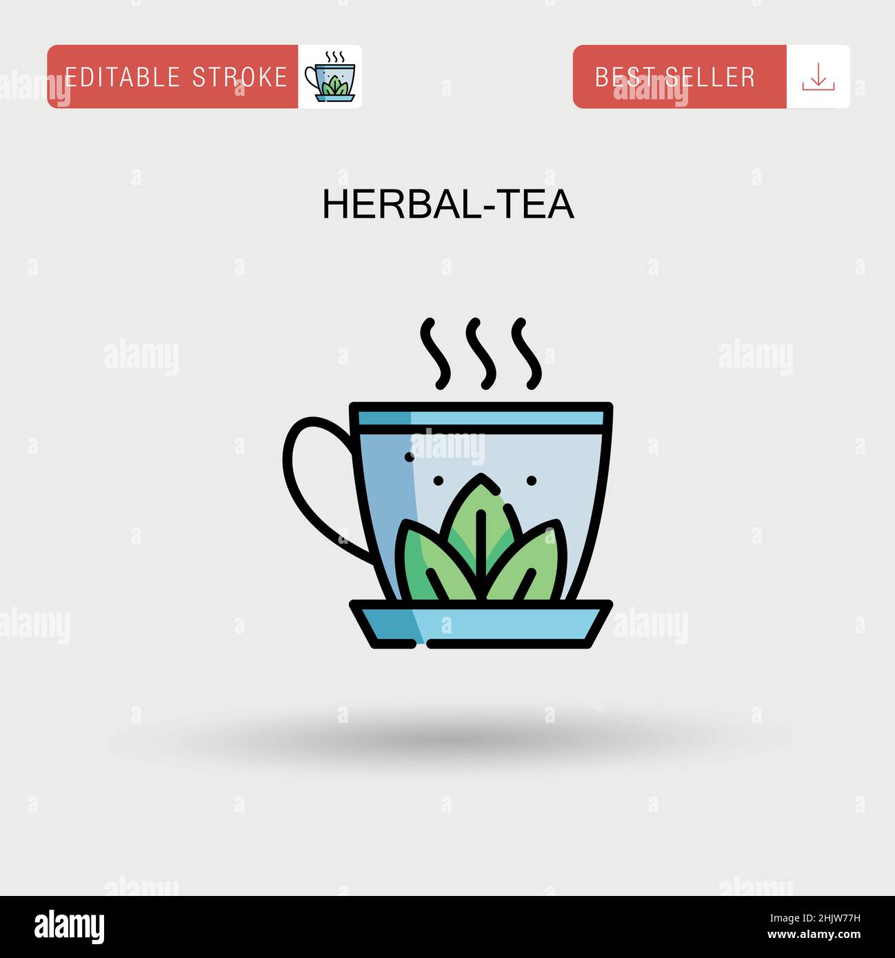 Top view natural herbal Stock Vector Images - Alamy