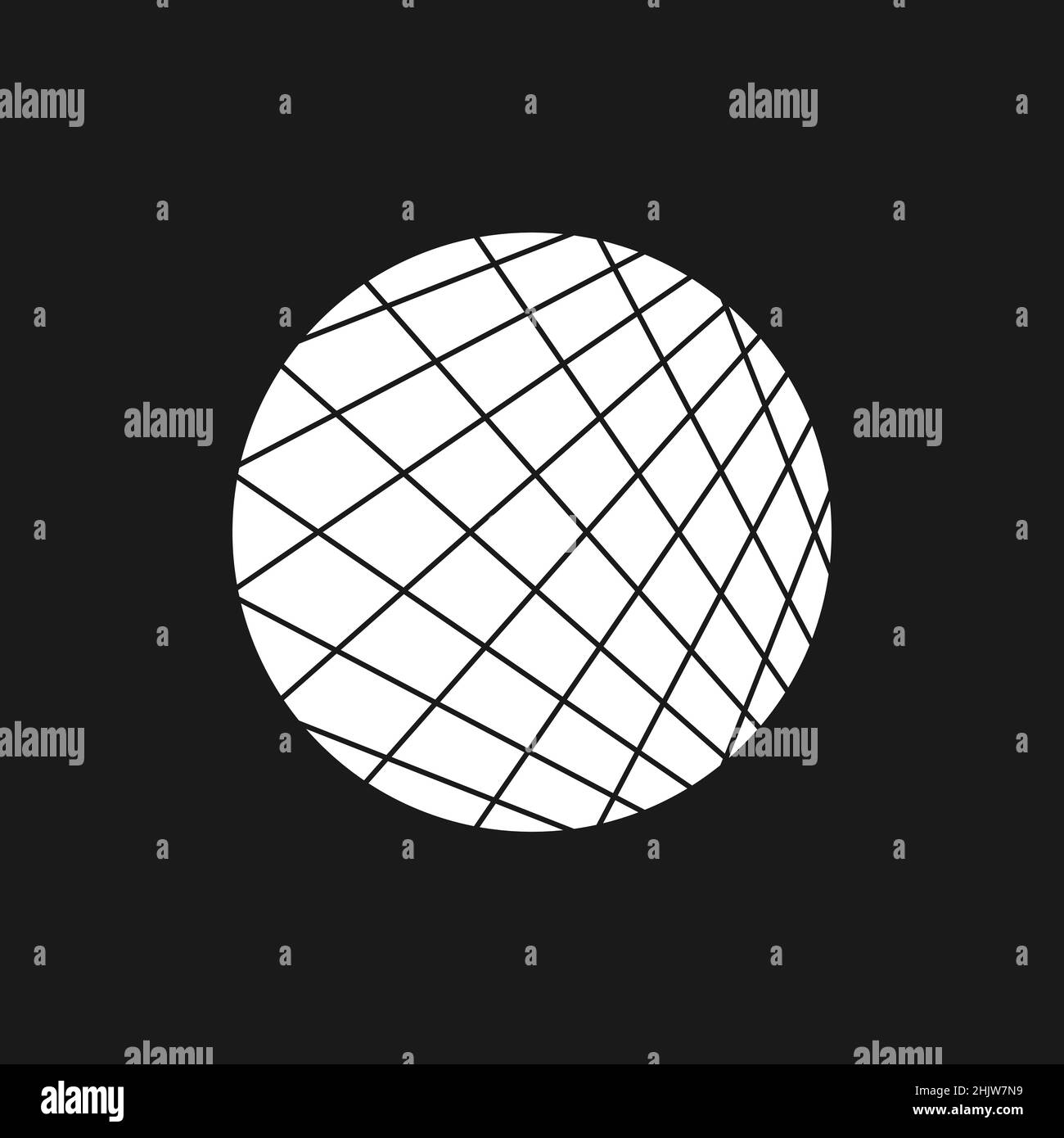 Retrowave square 1980s style with perspective grid pattern. Synthwave ...