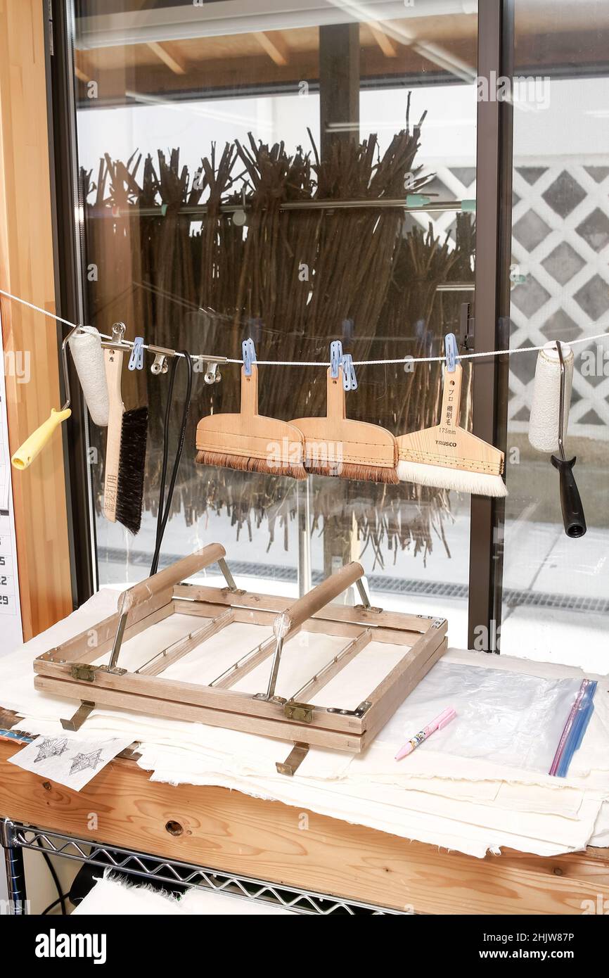 iida, nagano, japan, 2021/23/11 , Tooll used in a artisan factory to ...