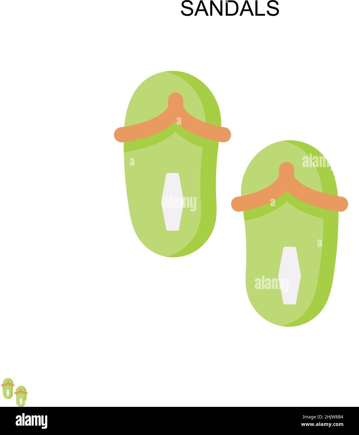 Lady sandals Stock Vector Images - Alamy