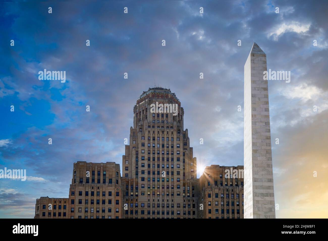 Buffalo City Hall, The 378-foot-tall building is the seat for municipal ...