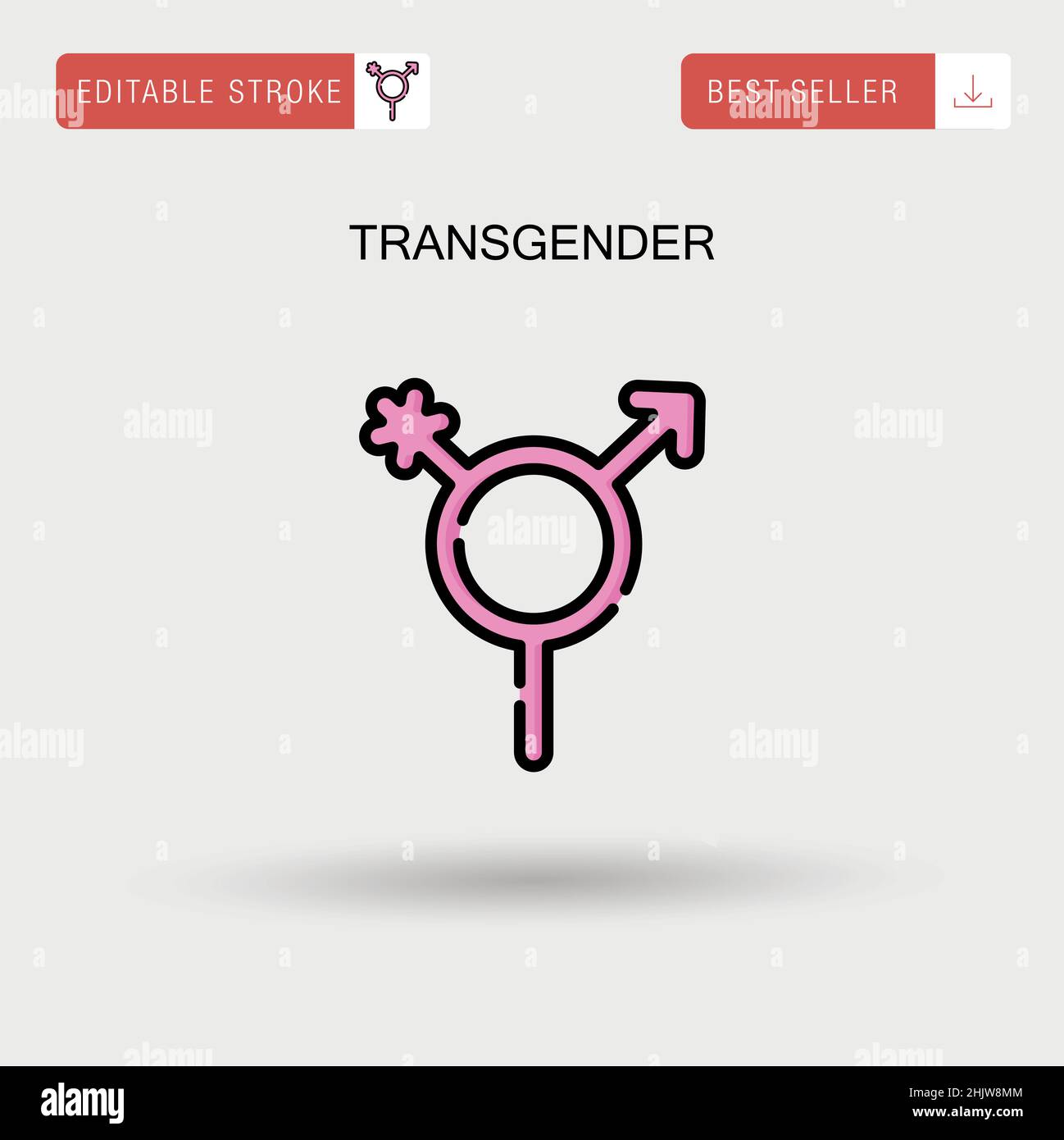 Transgender Simple vector icon Stock Vector Image & Art - Alamy