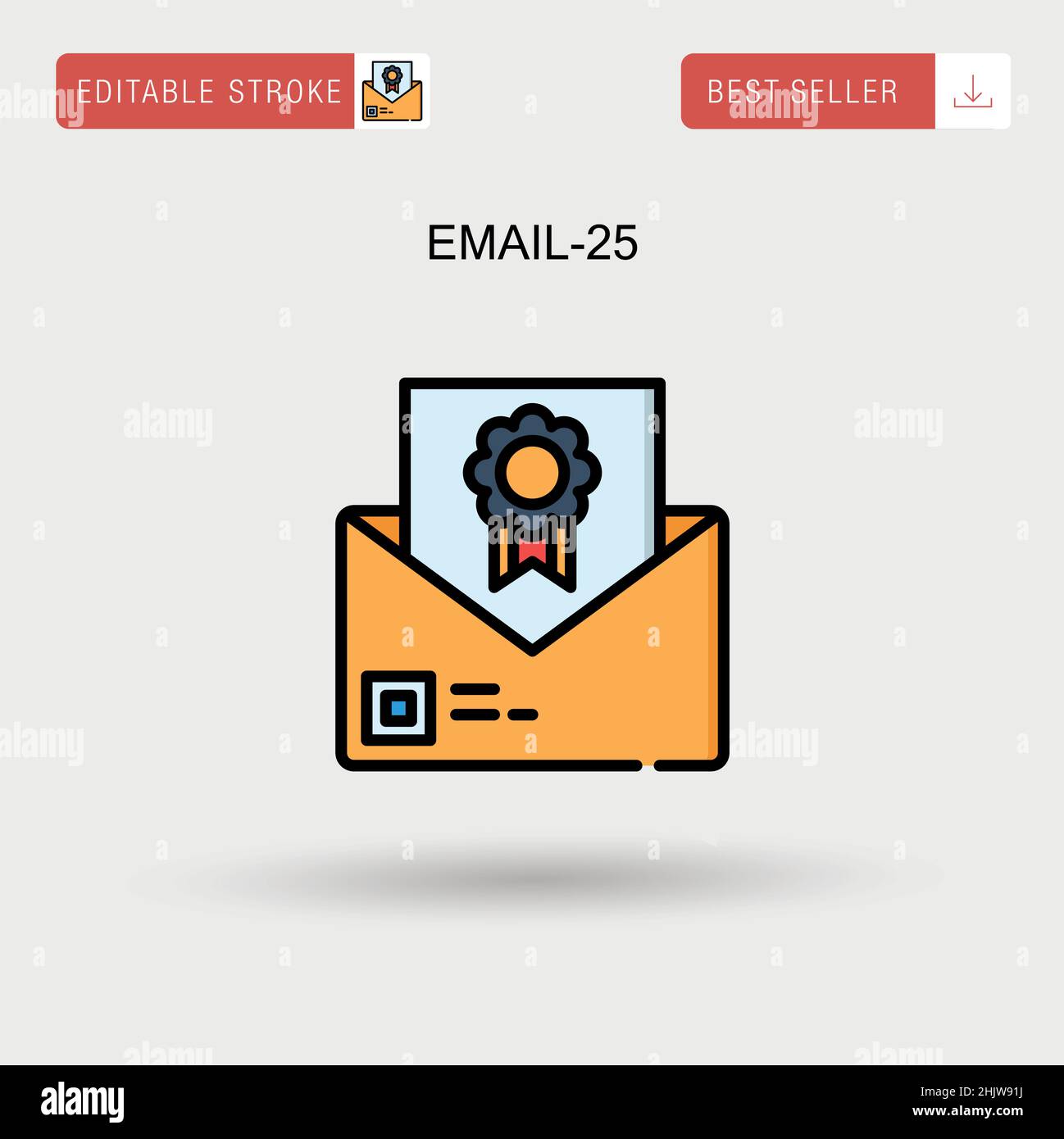 Email mail symbol man Stock Vector Images - Alamy