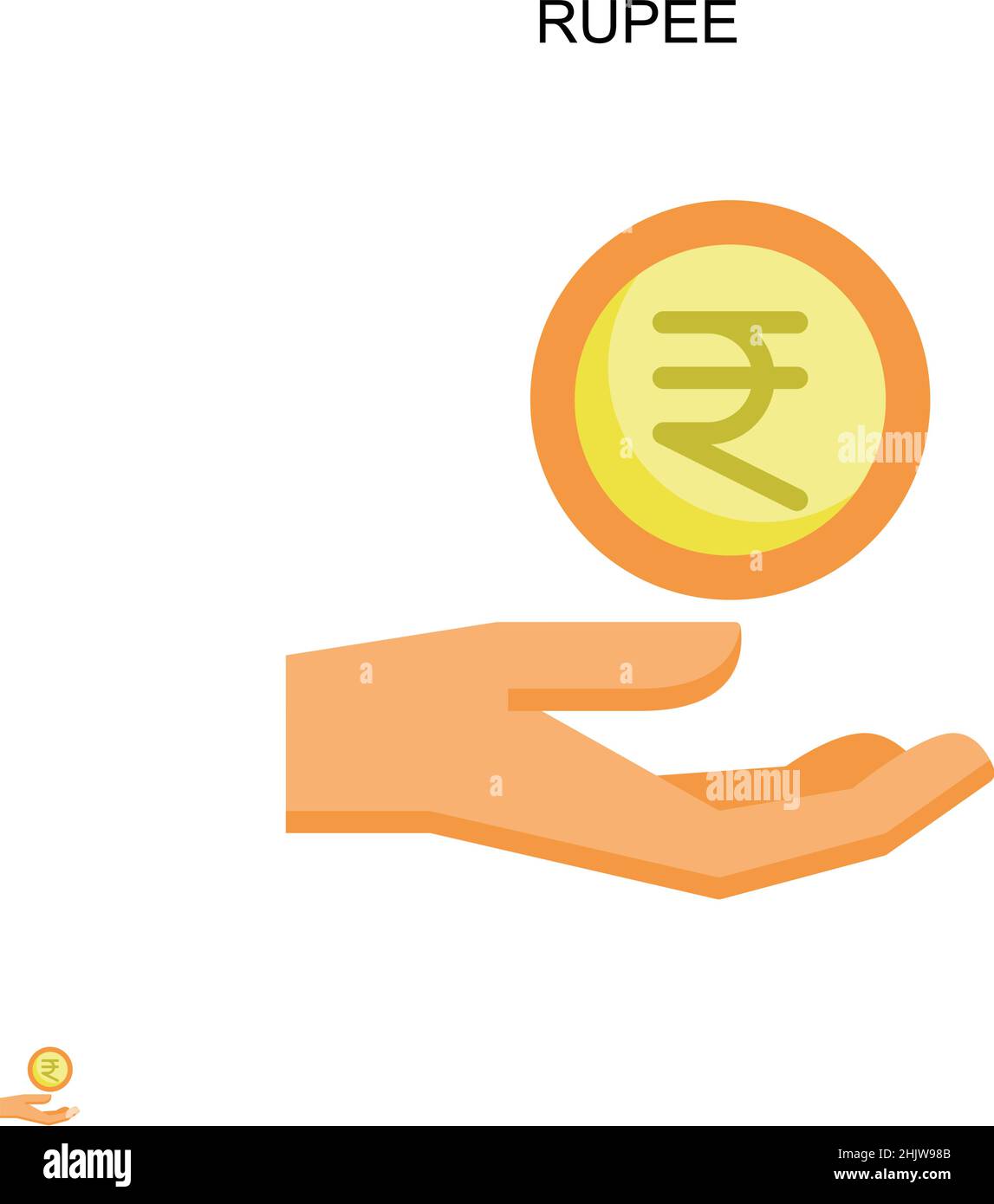 Indian rupee currency note sign Stock Vector Images - Alamy