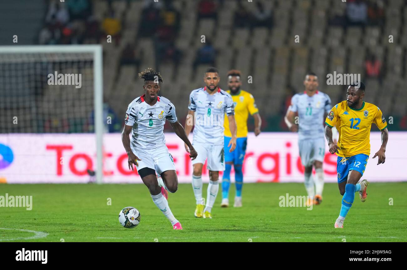 Yaoundé, Cameroon, January, 14, 2022: Edmund Addo of Ghana during Ghana ...