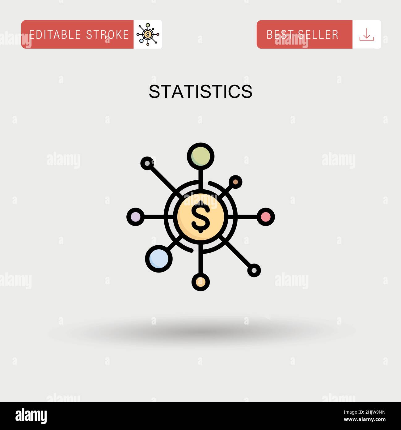 Statistics Simple vector icon Stock Vector Image & Art - Alamy