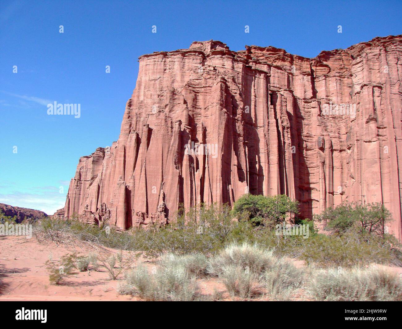 Scenic mountains of Talampaya National Park near San Juan, Argentina ...