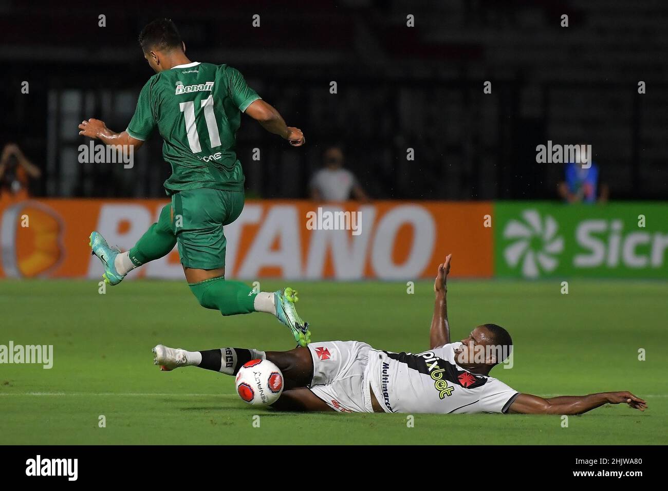 Rio de Janeiro,Brazil,January 30, 2022.Football player Ulisses of Vasco ...