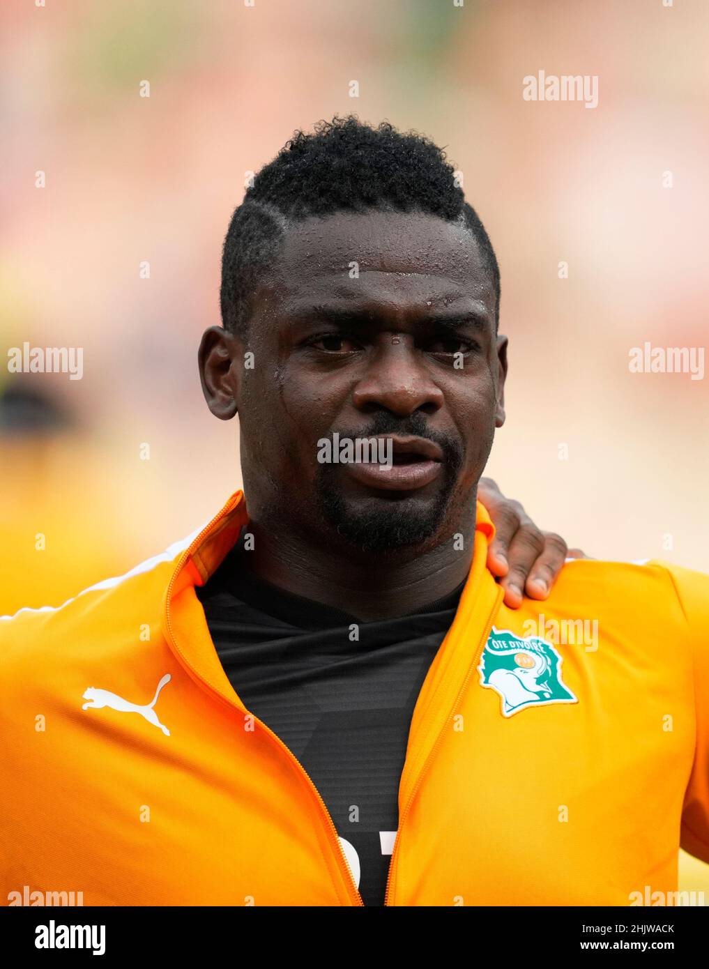 Douala, Cameroon, January, 16, 2022: Badra Ali Sangaré of Ivory Coast ...