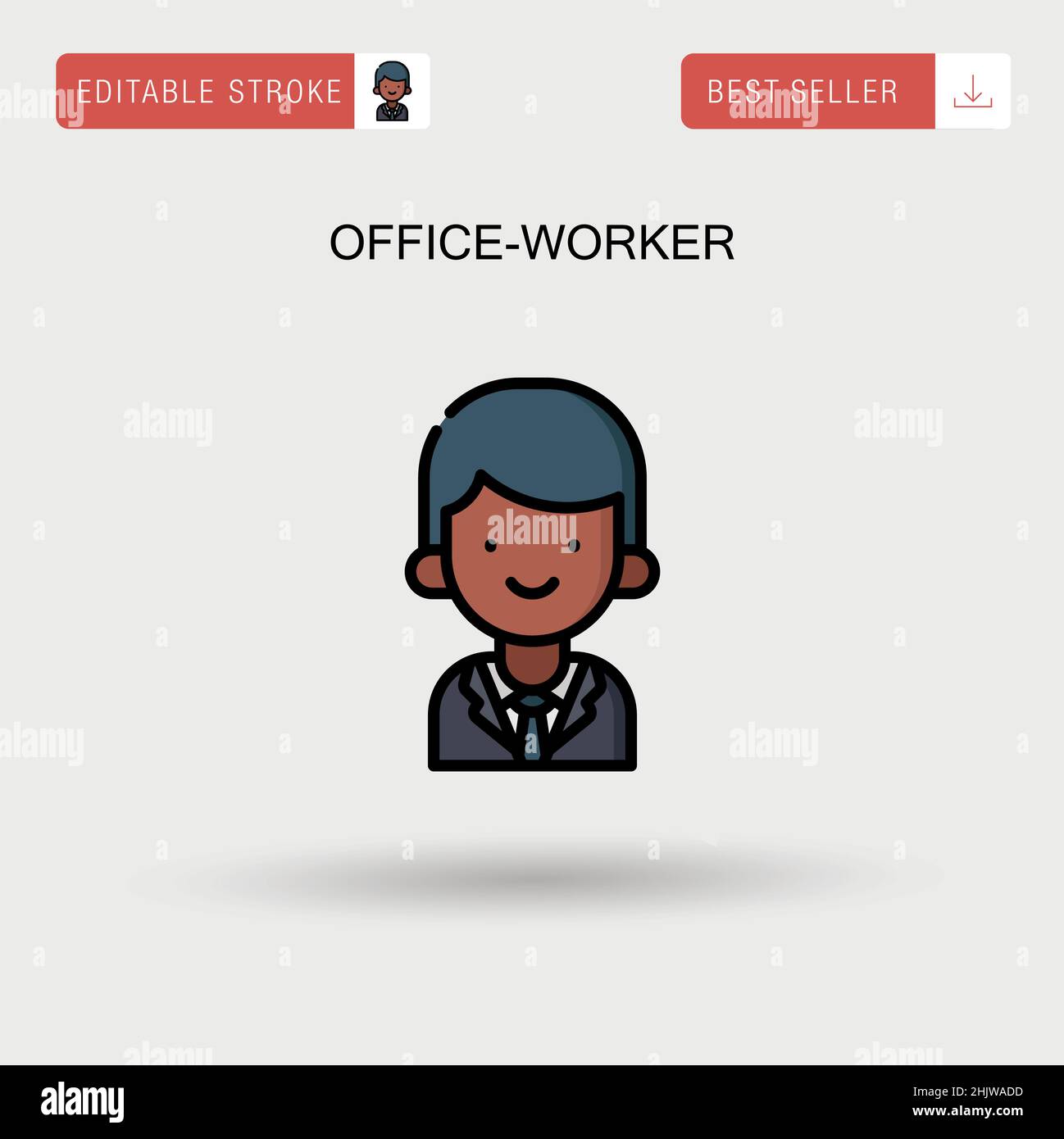 Colleague portrait sitting Stock Vector Images - Alamy