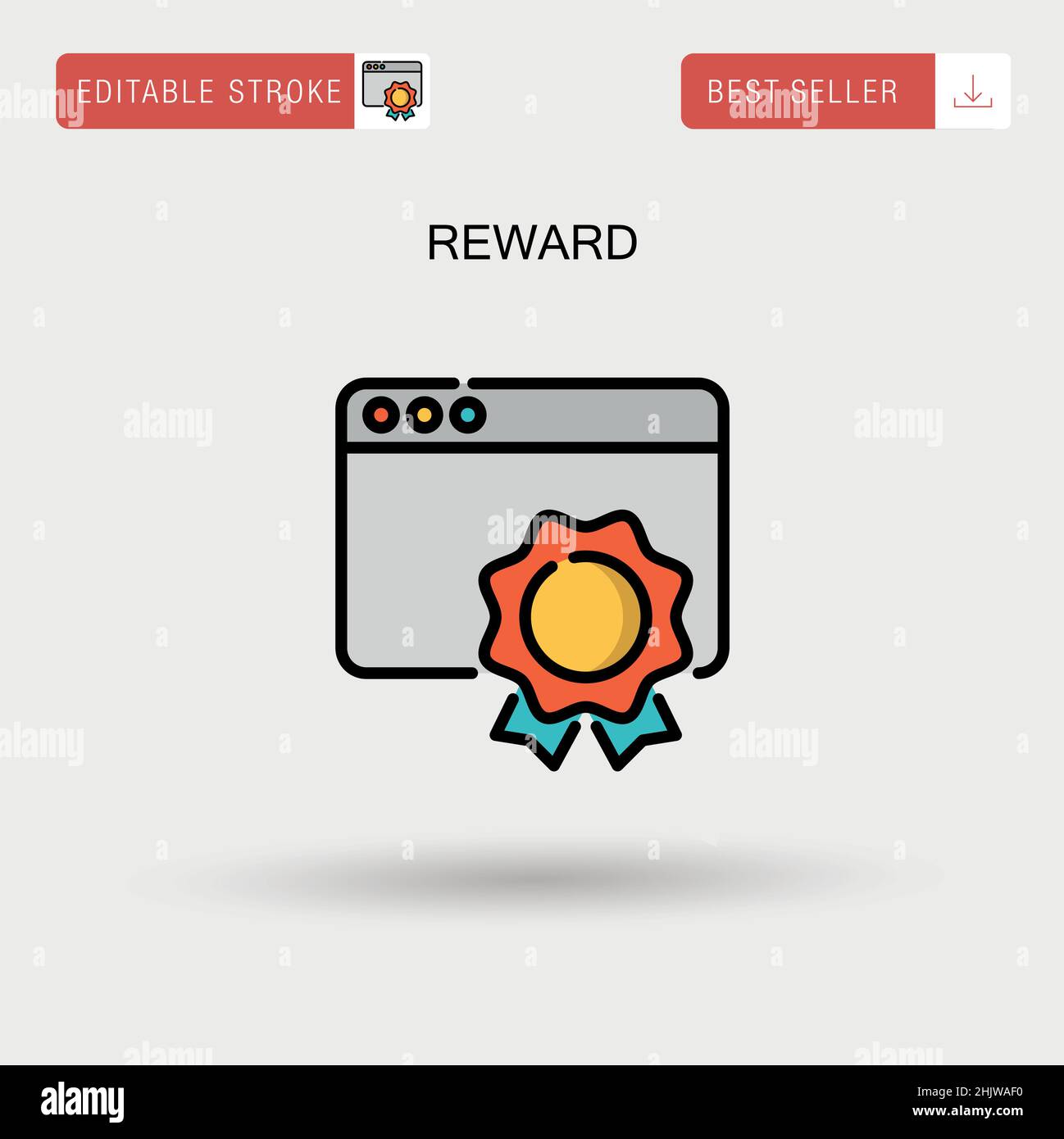 Loyalty program icon simple Stock Vector Images - Alamy