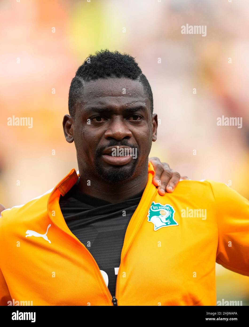 Douala, Cameroon, January, 16, 2022: Badra Ali Sangaré of Ivory Coast ...