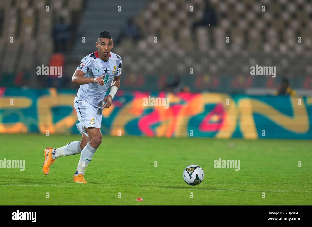 Yaoundé, Cameroon, January, 14, 2022: Alexander Djiku of Ghana during ... Yaoundé, Cameroon, January, 14, 2022: Alexander Djiku of Ghana during ...