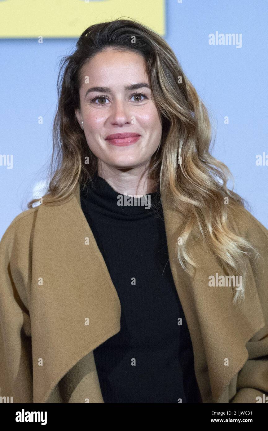 Alice David attending the Super Heros Malgre Lui Premiere at the Grand ...