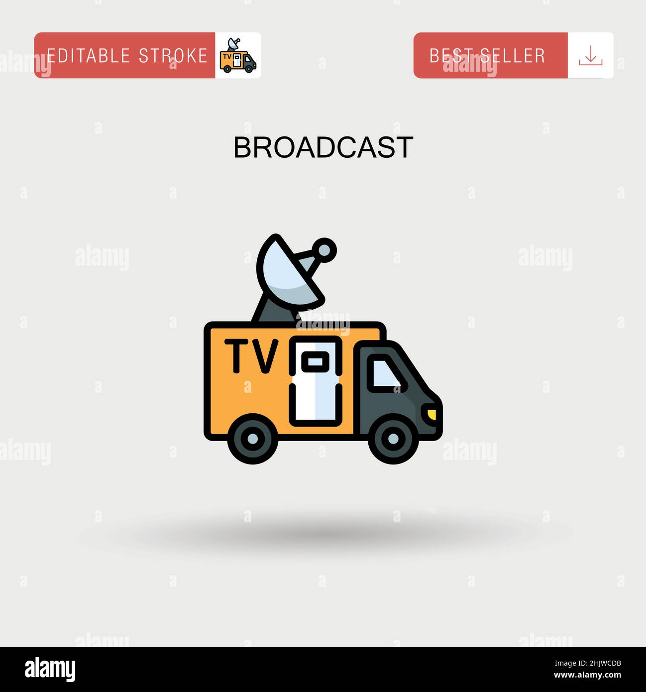 Simple broadcast Stock Vector Images - Alamy