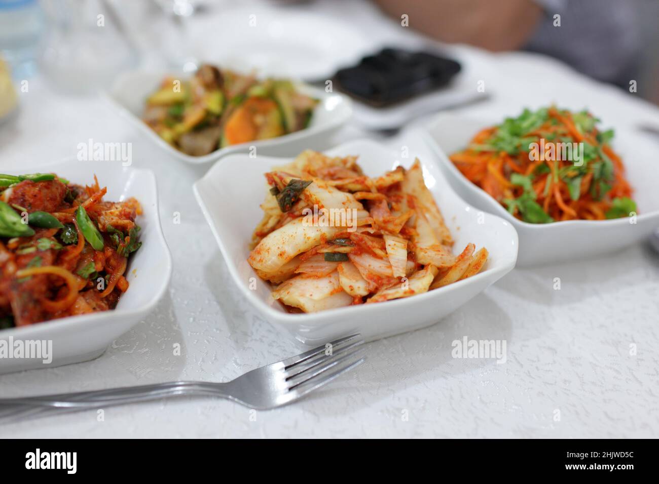 It is kimchi in the korean restaurant Stock Photo - Alamy