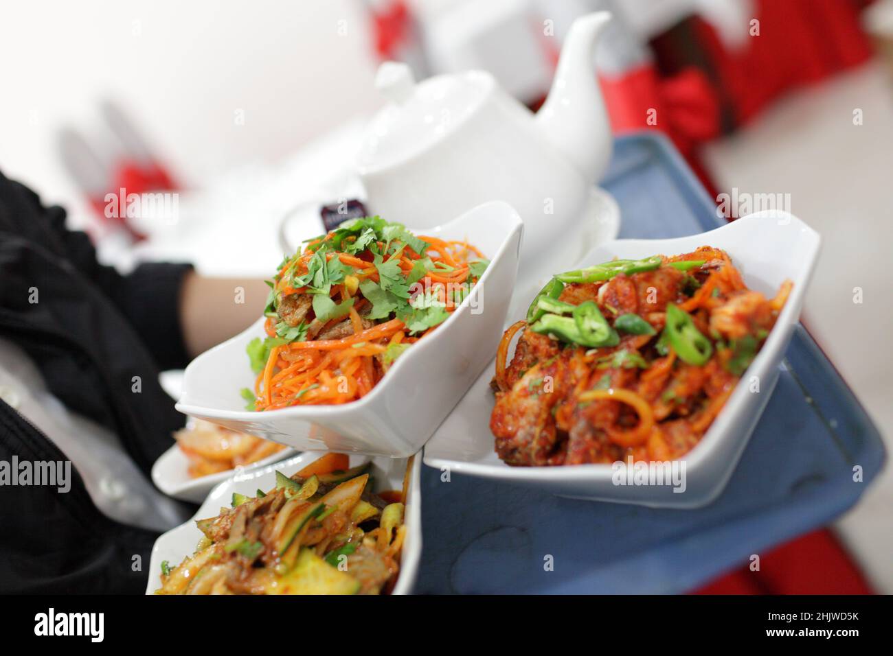 Korean lunch tray hi-res stock photography and images - Alamy