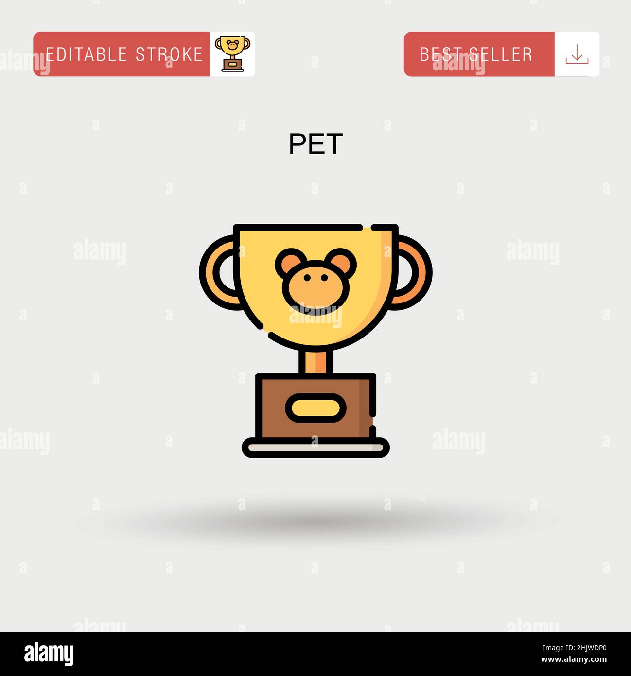 Pet Simple vector icon Stock Vector Image & Art - Alamy