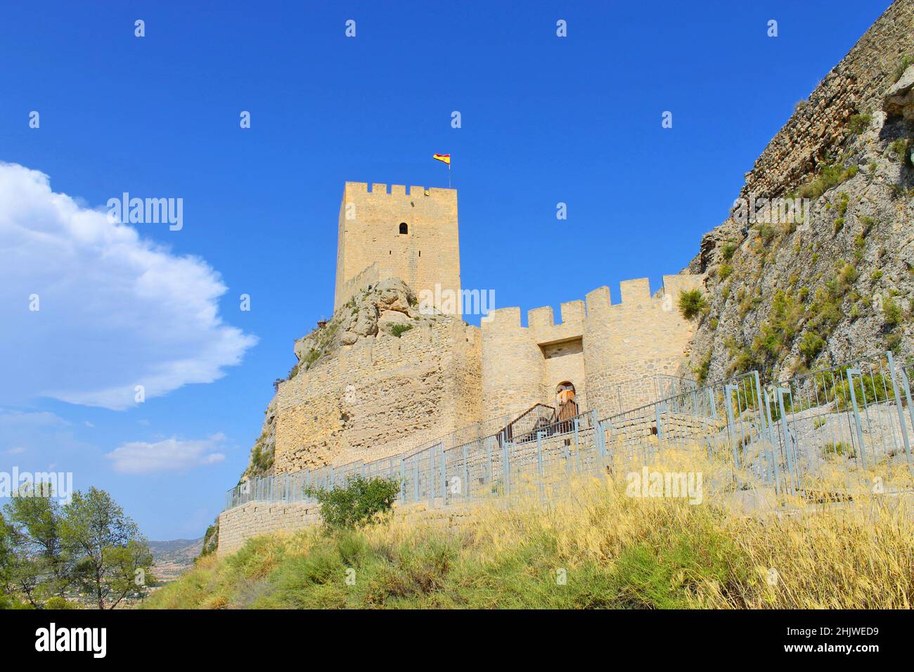 Sax castle alicante spain hi-res stock photography and images - Alamy
