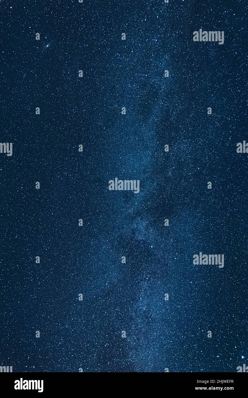Clear night sky with milky way and huge amount of stars Stock Photo - Alamy