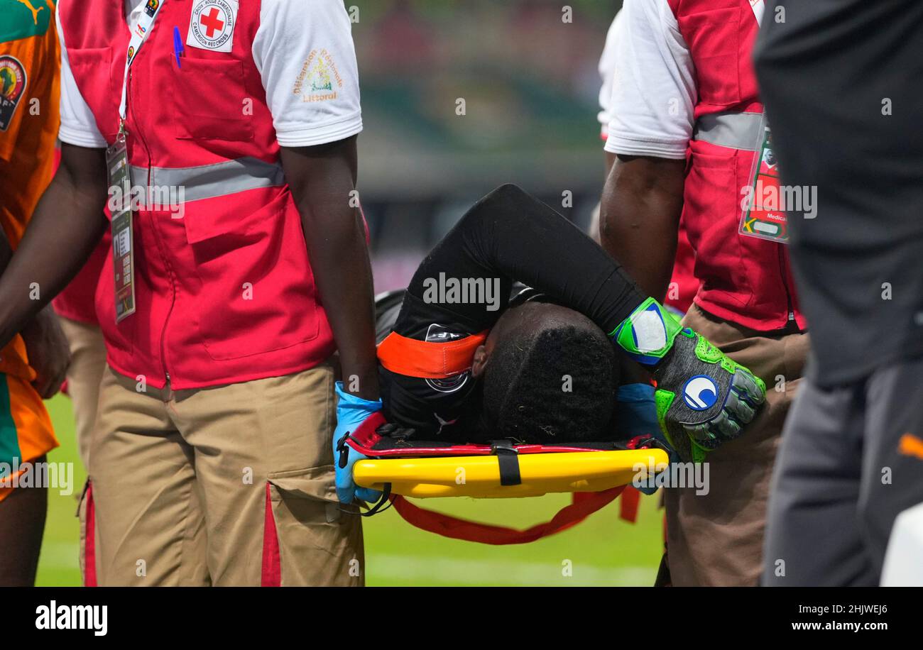 Douala, Cameroon, January, 16, 2022: Badra Ali Sangaré of Ivory Coast ...