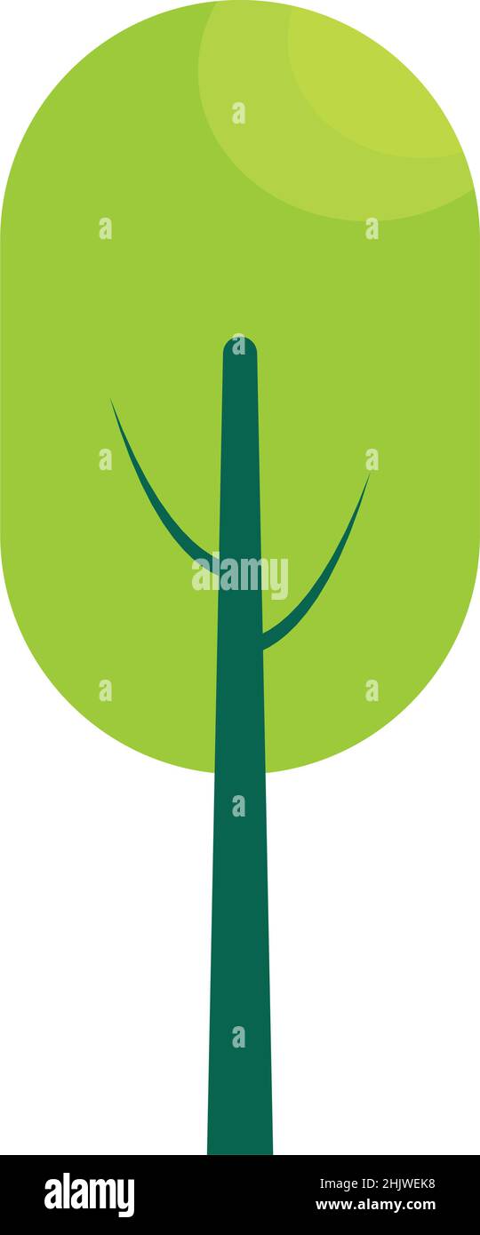 green tree cartoon Stock Vector Image & Art - Alamy