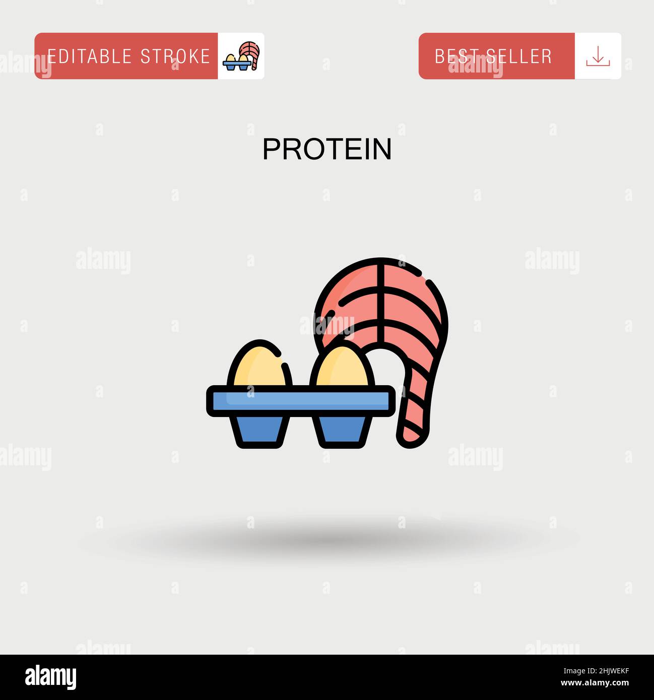 Protein Simple vector icon Stock Vector Image & Art - Alamy