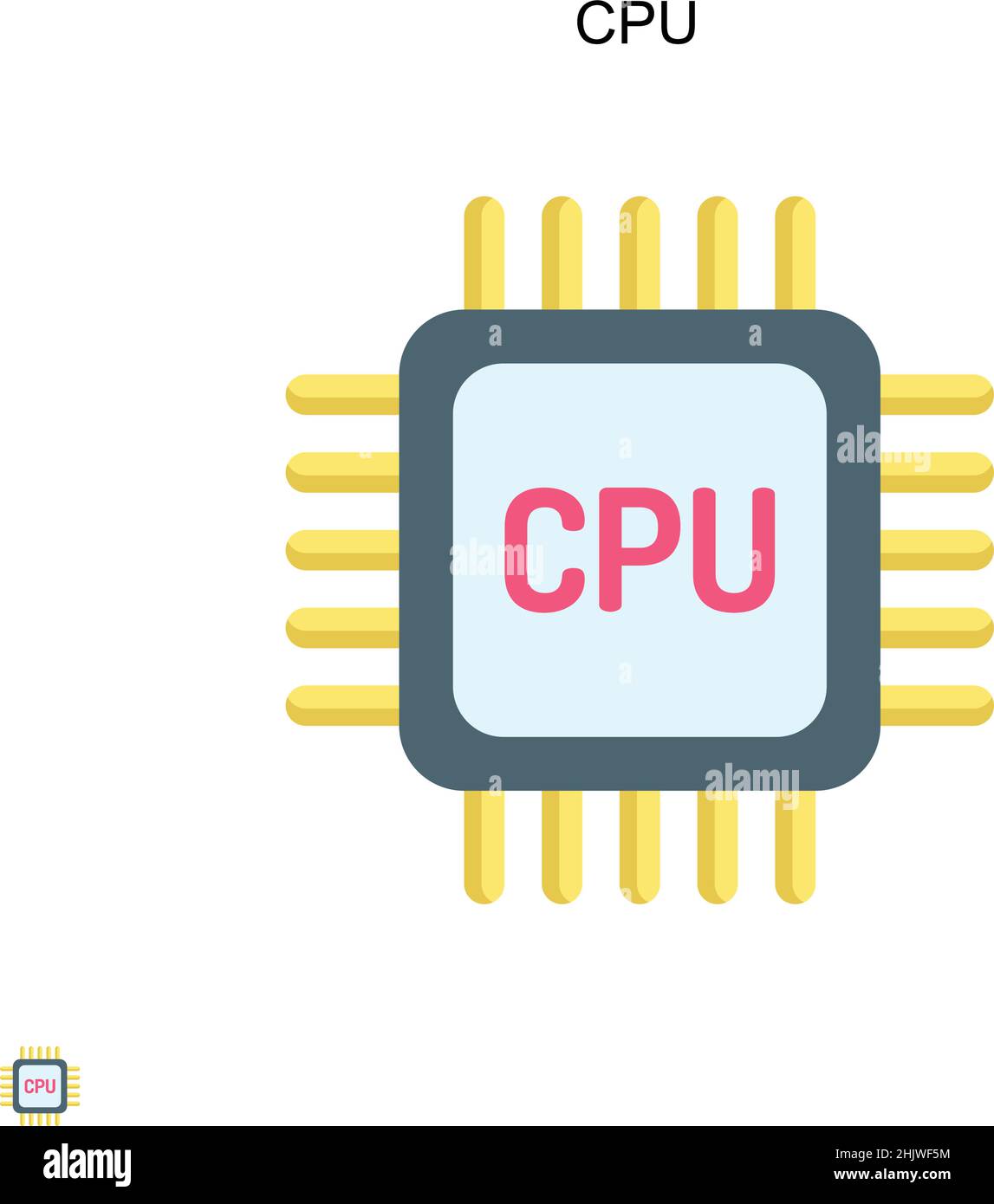 Technology cyber electronic concept cpu hi-res stock photography and ...