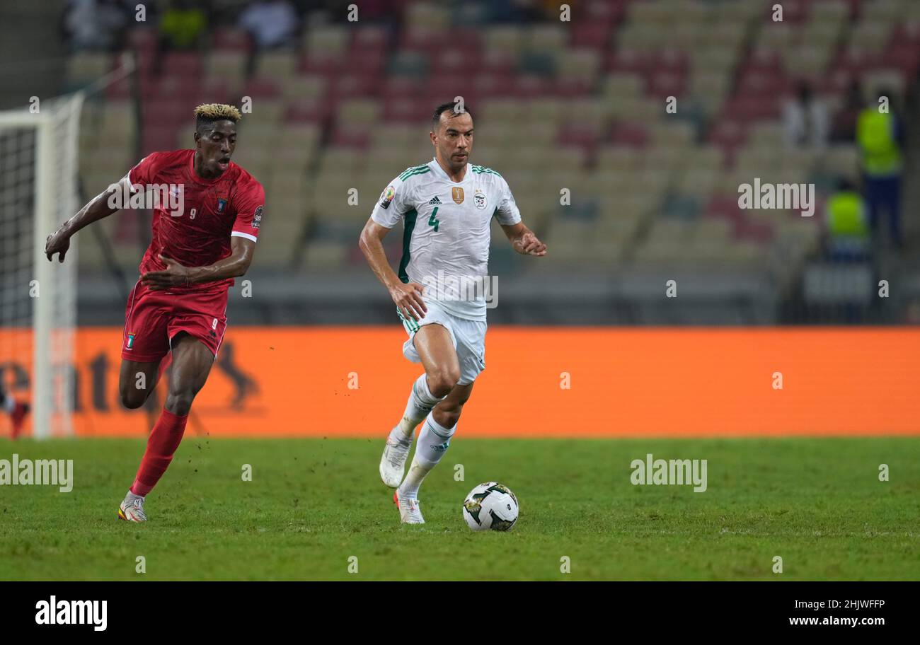 Douala, Cameroon, January, 16, 2022: 'scar SiafÃ¡ of Equatorial Guinea ...