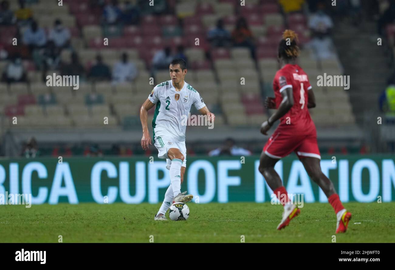 Douala, Cameroon, January, 16, 2022: AÃ¯ssa Mandi of Algeria during ...