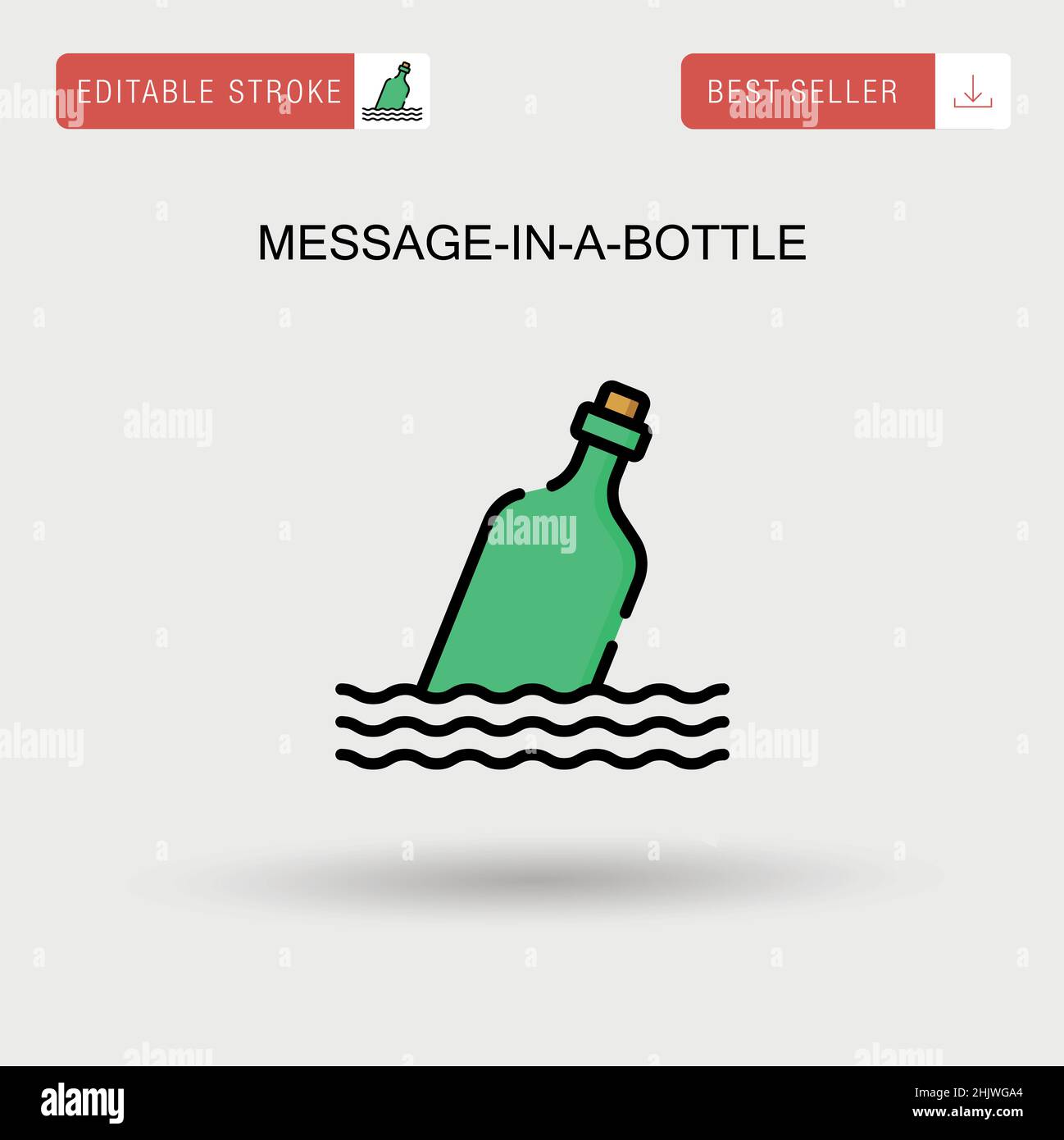 Old message in bottle hi-res stock photography and images - Alamy