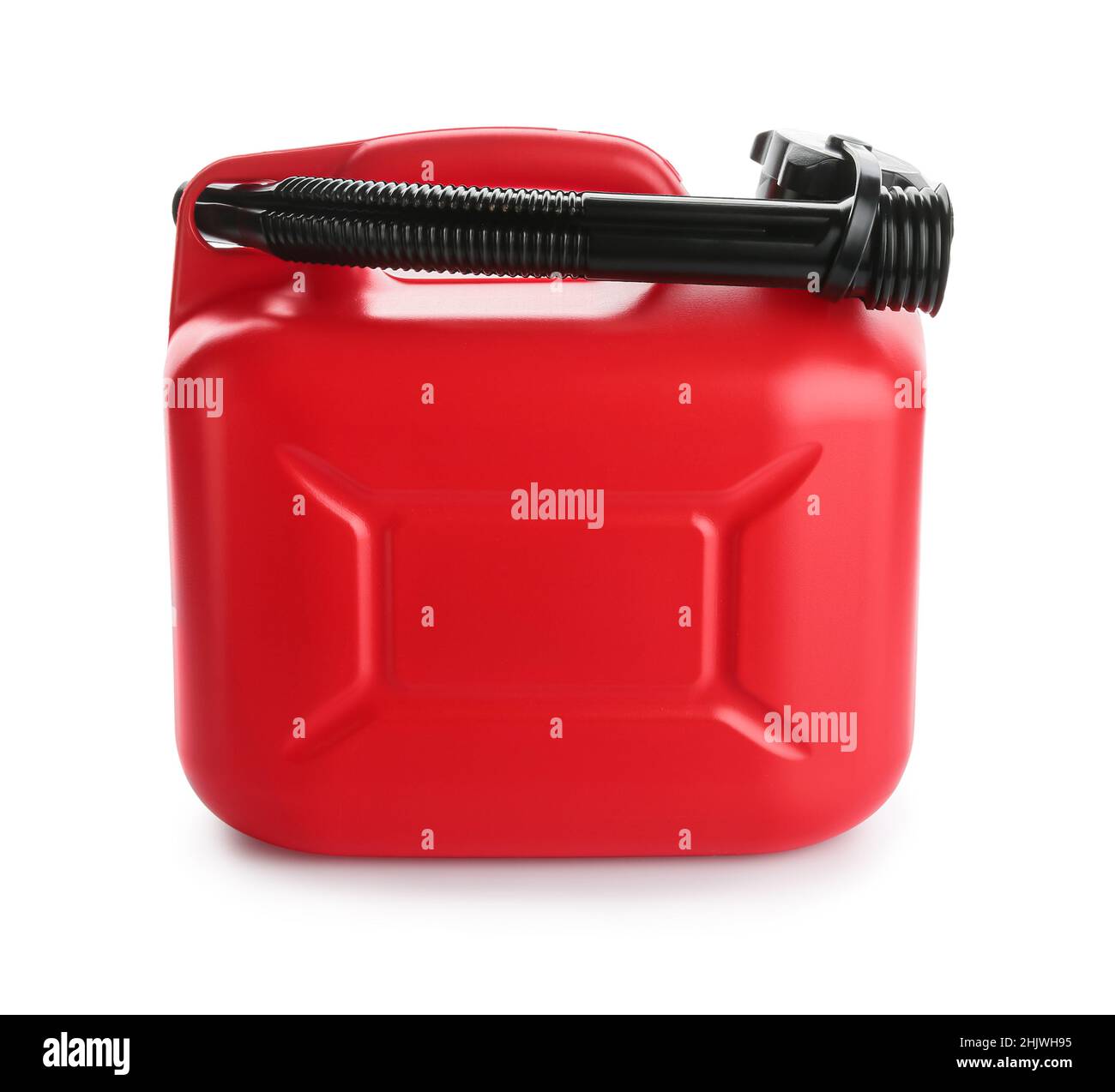 Plastic canister with rubber nozzle on white background Stock Photo - Alamy
