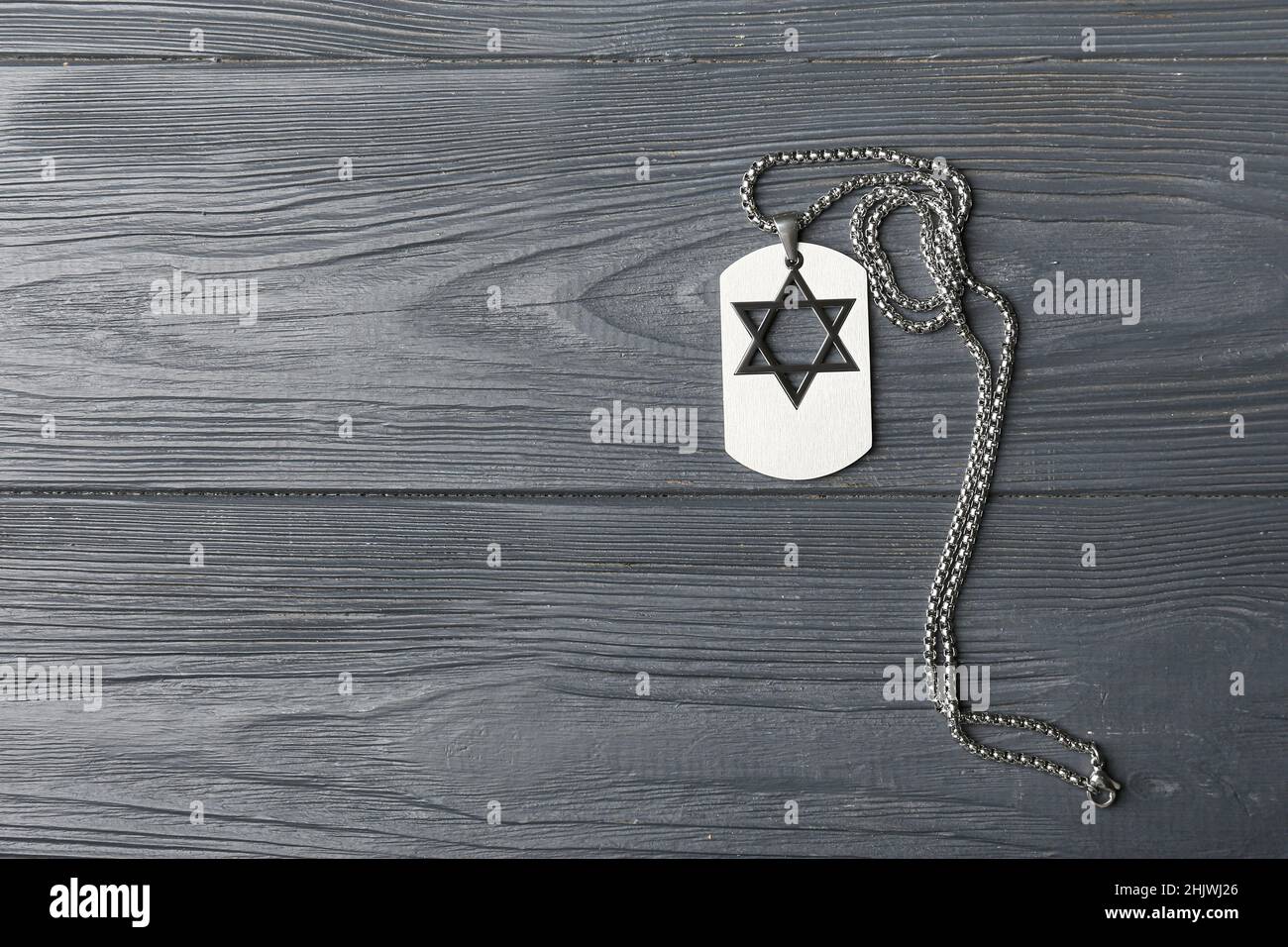 Military tag of Israeli soldier on wooden background Stock Photo - Alamy