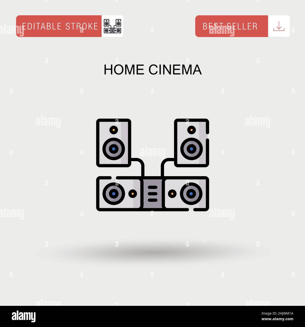Luxury home movie theater screen hi-res stock photography and images ...
