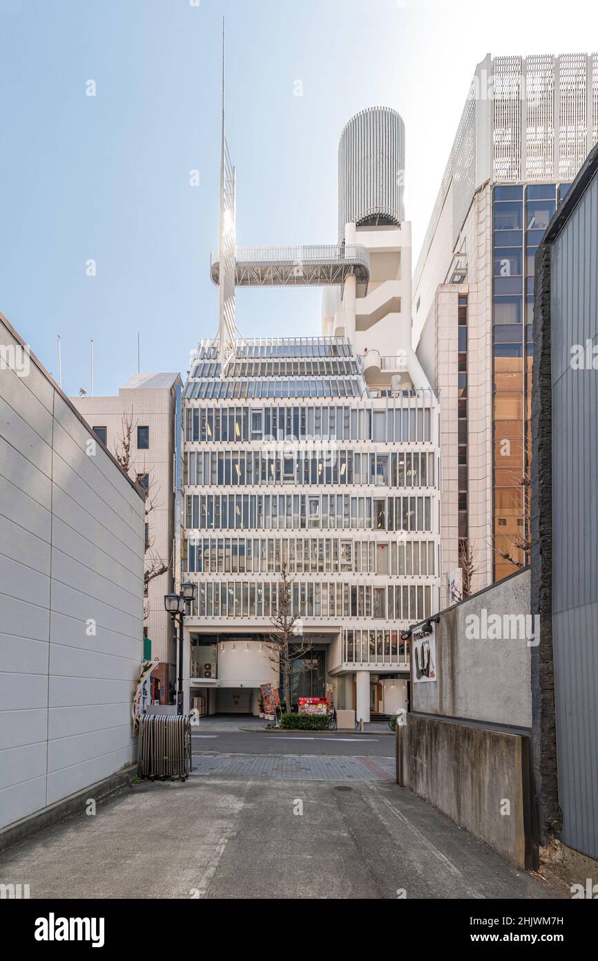Daiei House Headquarters brutalist building in Nagoya, Japan. Designed ...