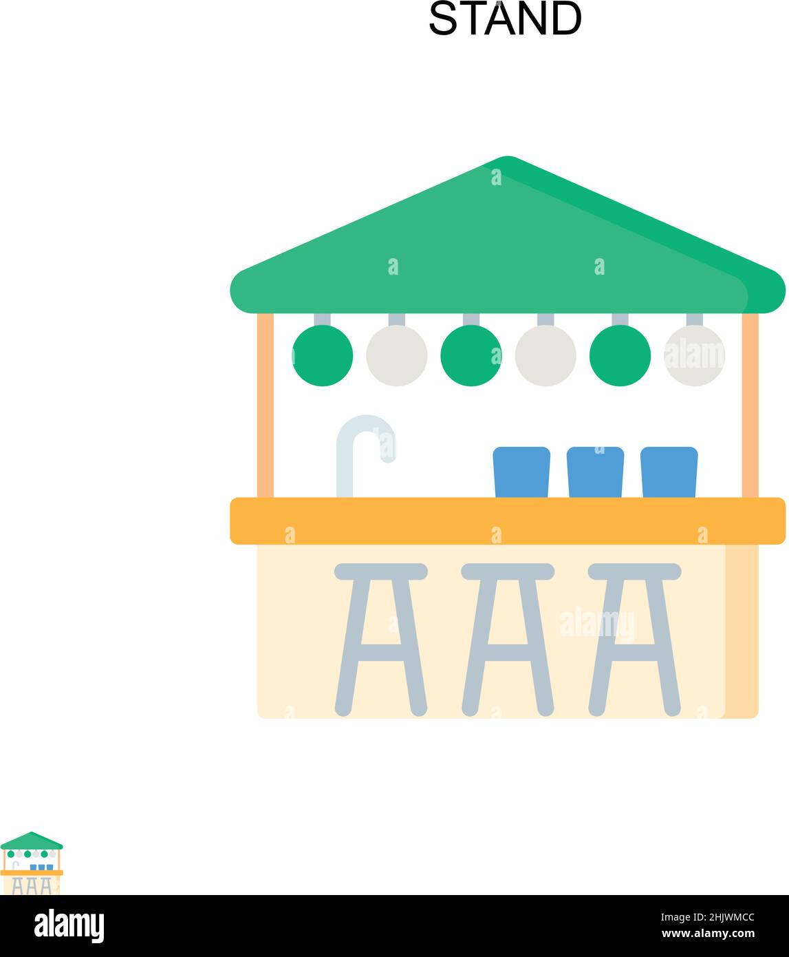 Background stand Stock Vector Images - Alamy